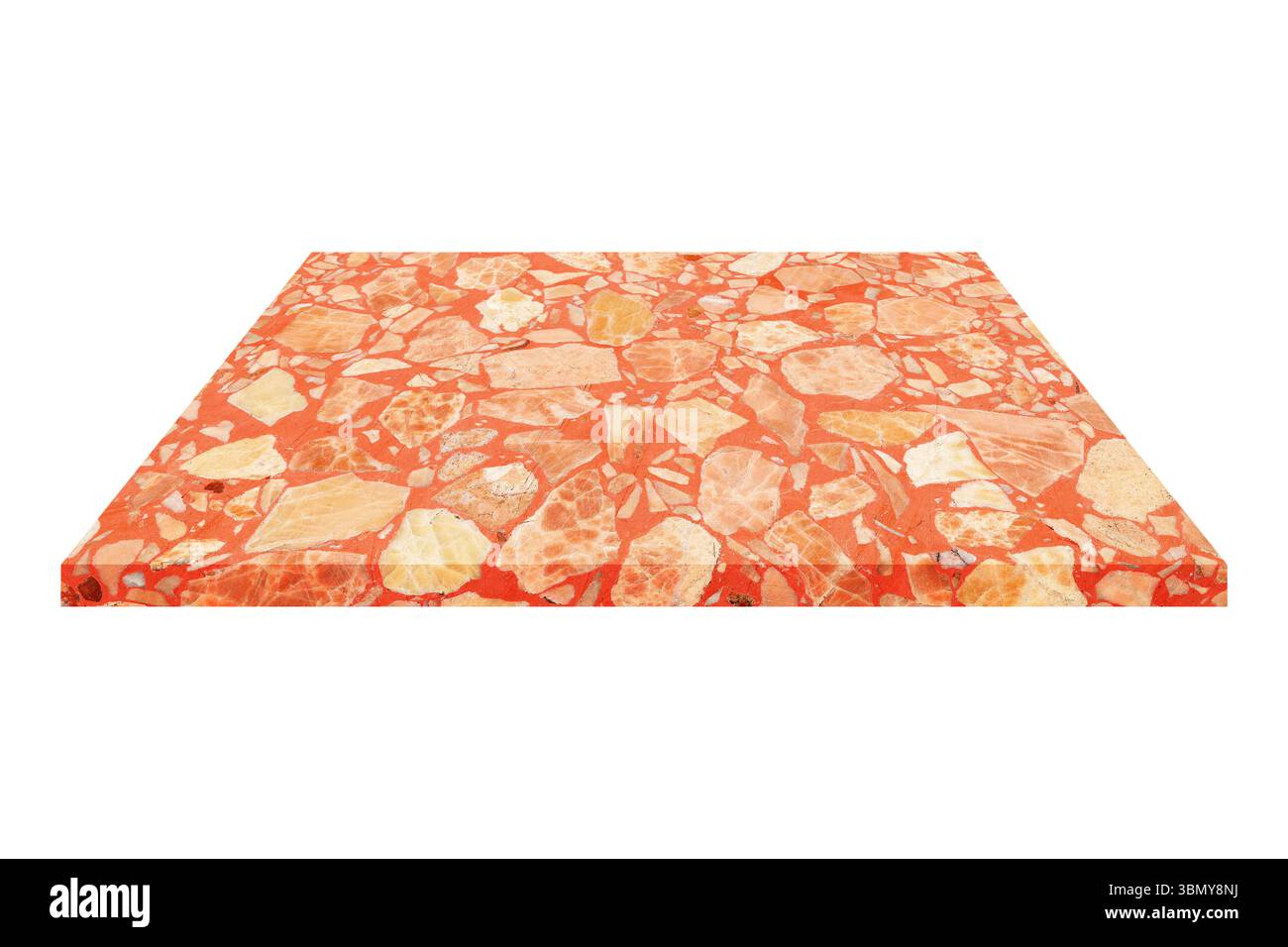 White marble brick wall Cut Out Stock Images & Pictures - Alamy