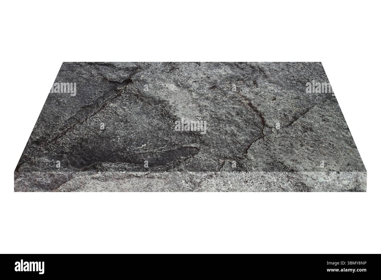 Black stone tile on Cut Out Stock Images & Pictures - Alamy