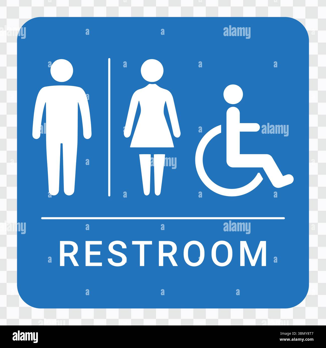 "Restroom Icon Set: Male and Female Toilet Vector Symbols Stock Vector ...