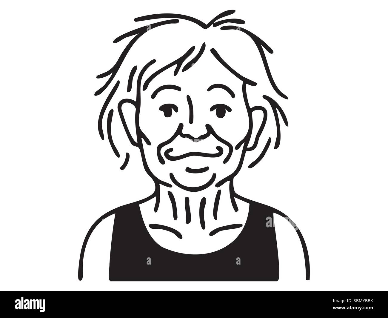 Emo symbol Black and White Stock Photos & Images - Alamy