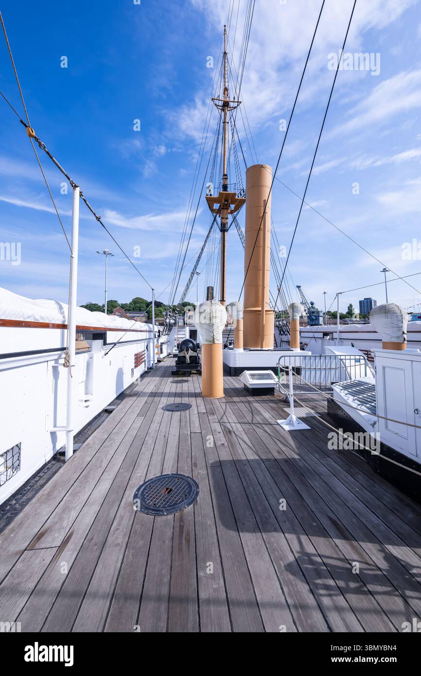 HMS Gannet, The Historic Dockyard Chatham, Kent Stock Photo - Alamy