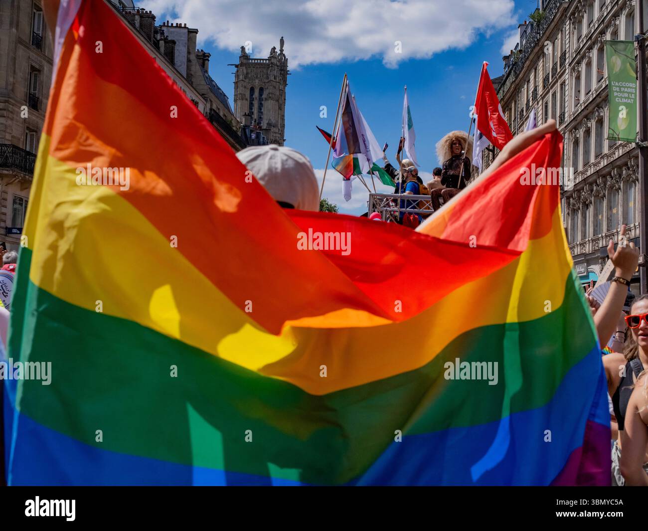 Gay Pride , Marche des Fiertes in Paris, France on June 28, 2025. Photo ...