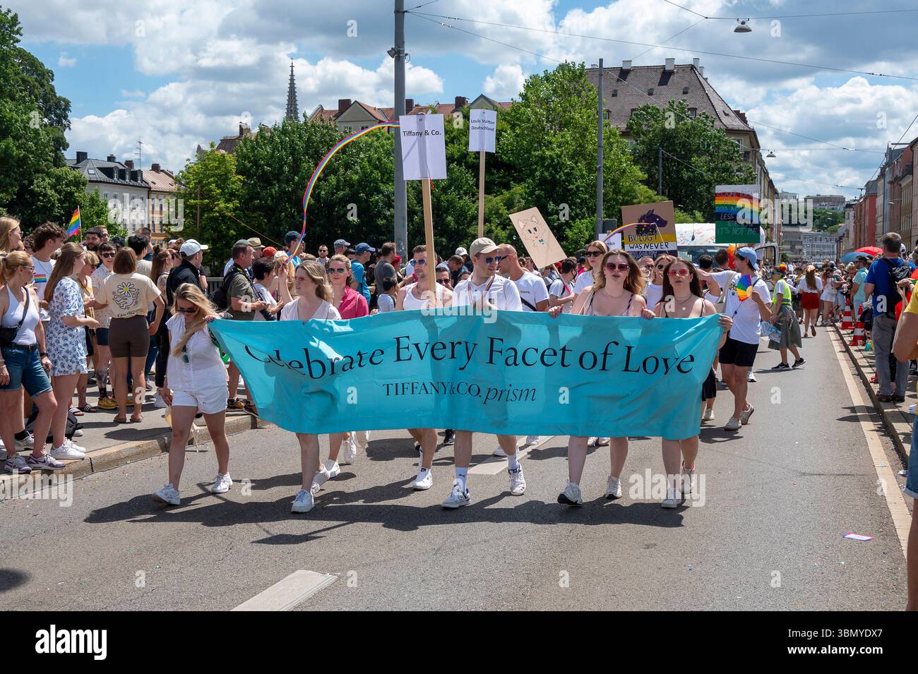 Muenchen, CSD Politparade, Tiffany & Co *** Munich, CSD political ...