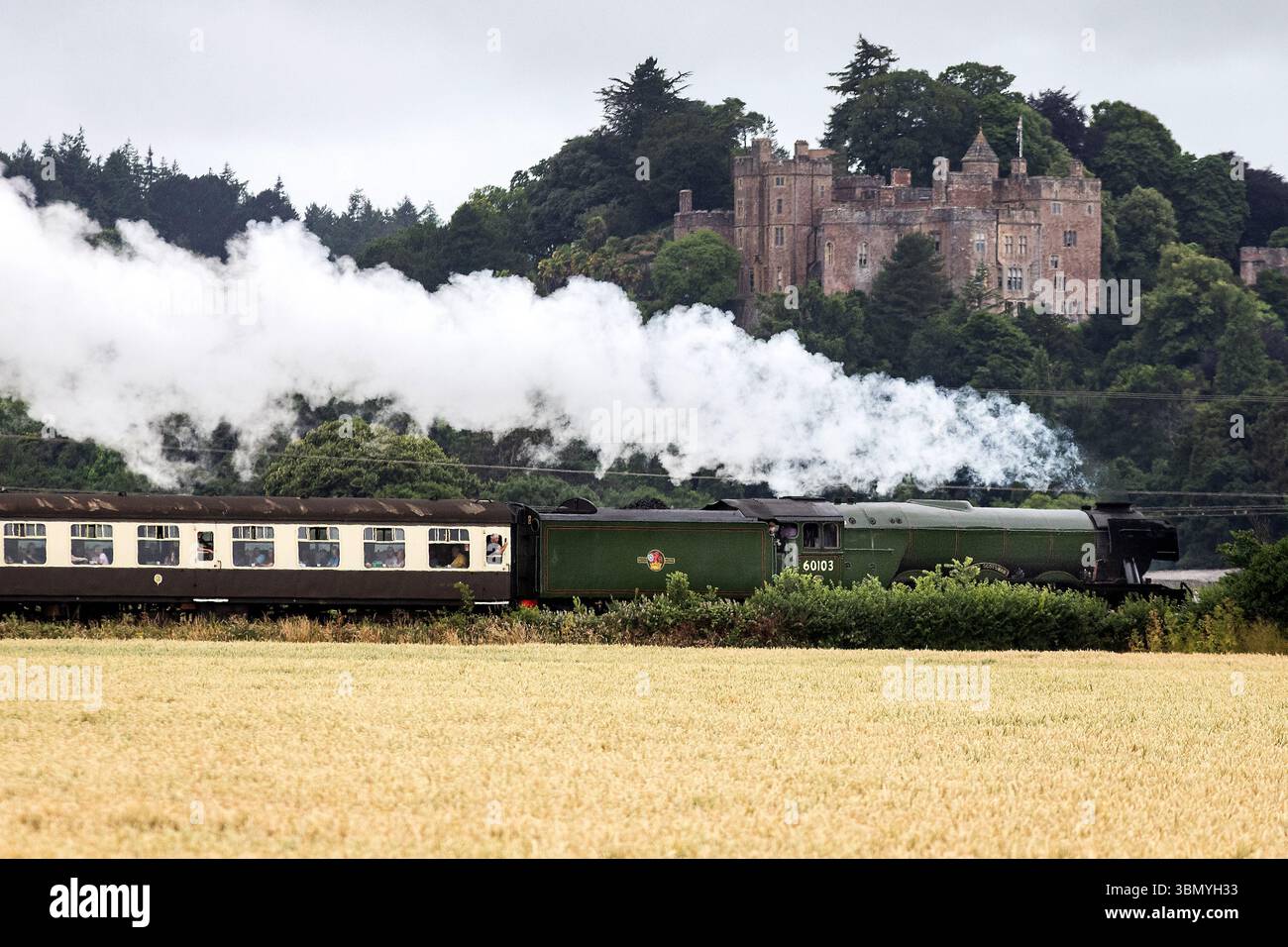 Dunster, UK. 29th June 2025. The iconic Flying Scotsman steam ...