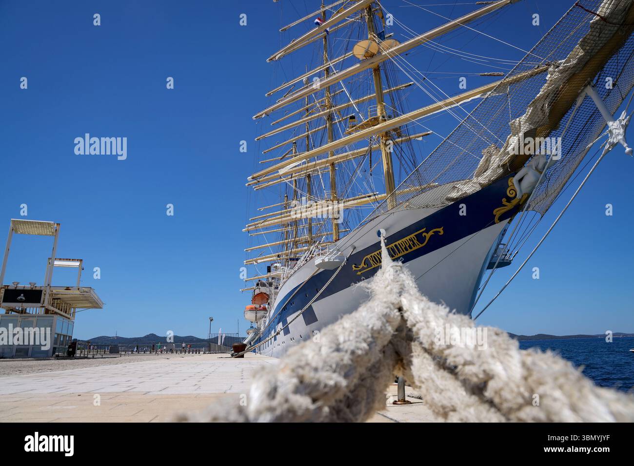 Zadar, Croatia. 29th June, 2025. Royal Clipper sail ship is pictured at ...