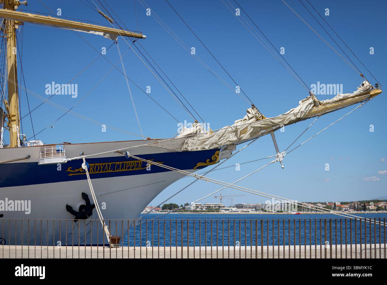 Zadar, Croatia. 29th June, 2025. Royal Clipper sail ship is pictured at ...