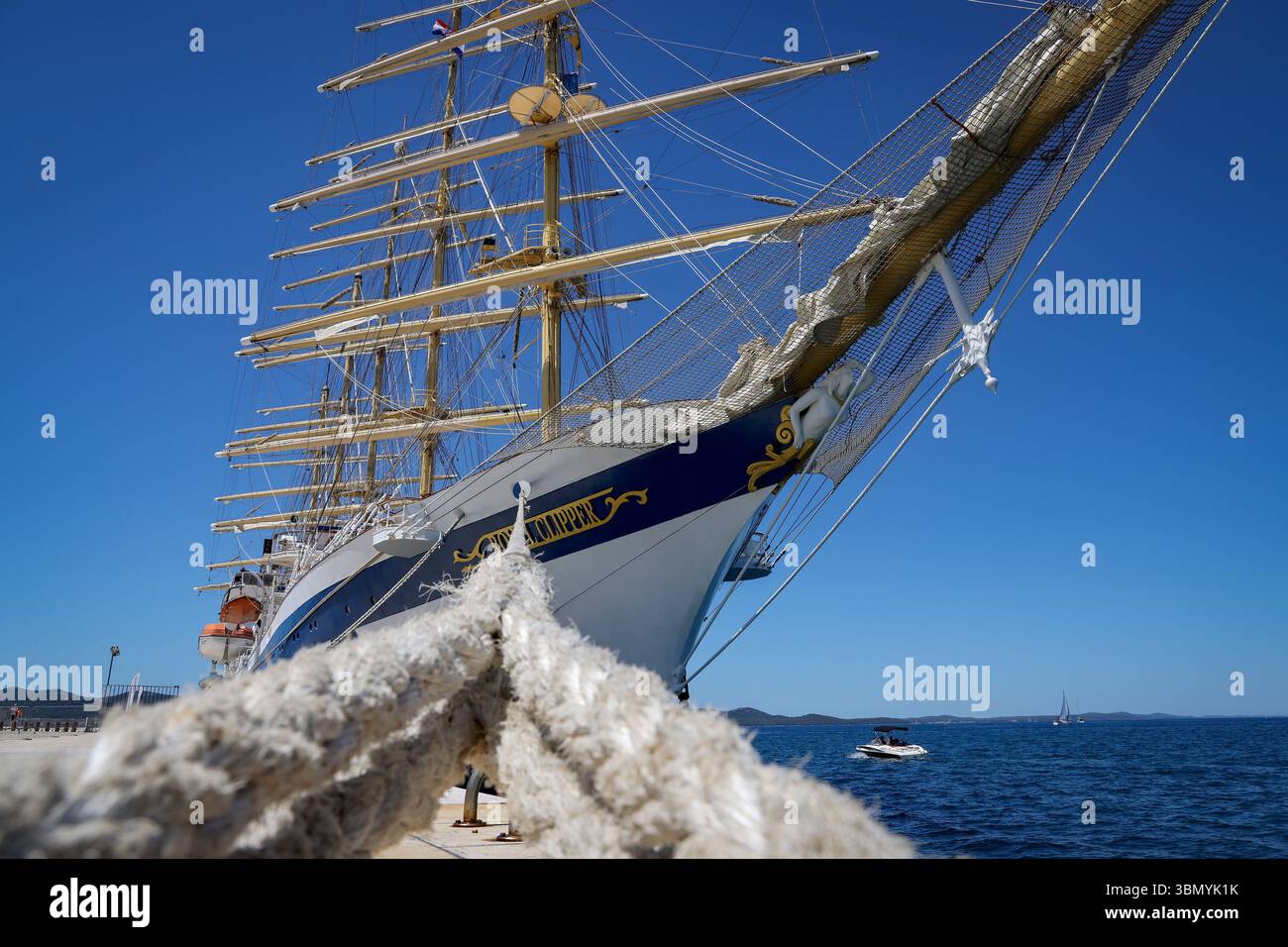 Zadar, Croatia. 29th June, 2025. Royal Clipper sail ship is pictured at ...