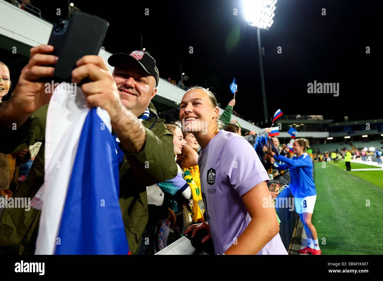 Melania Pasar (22 Slovenia) takes a selfie for supporters dafter the ...