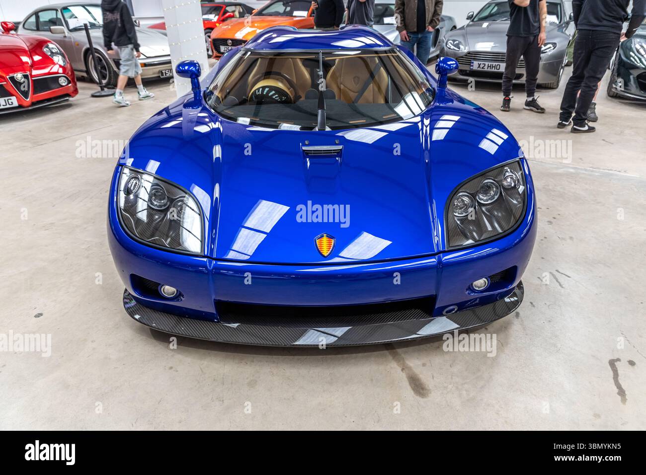 April 25th - Bath - Koenigsegg CCX In Metallic Blue With Chrome Wheels ...