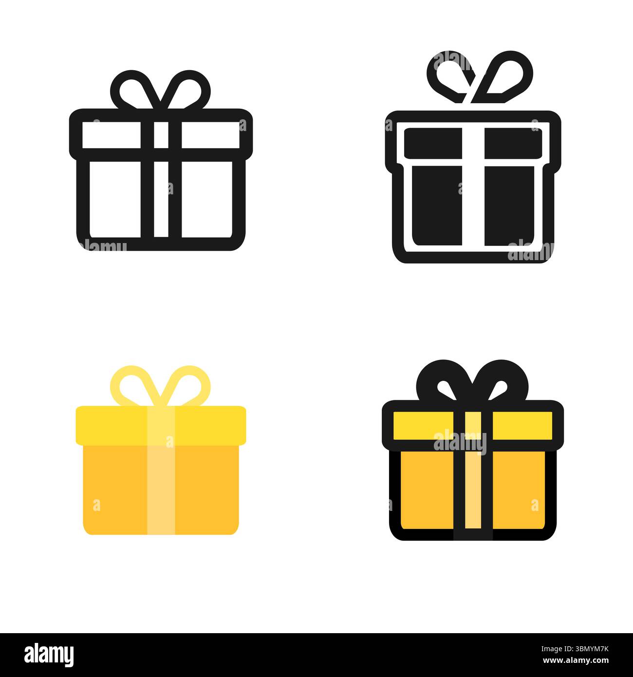 Set love icon gifts Stock Vector Images - Alamy