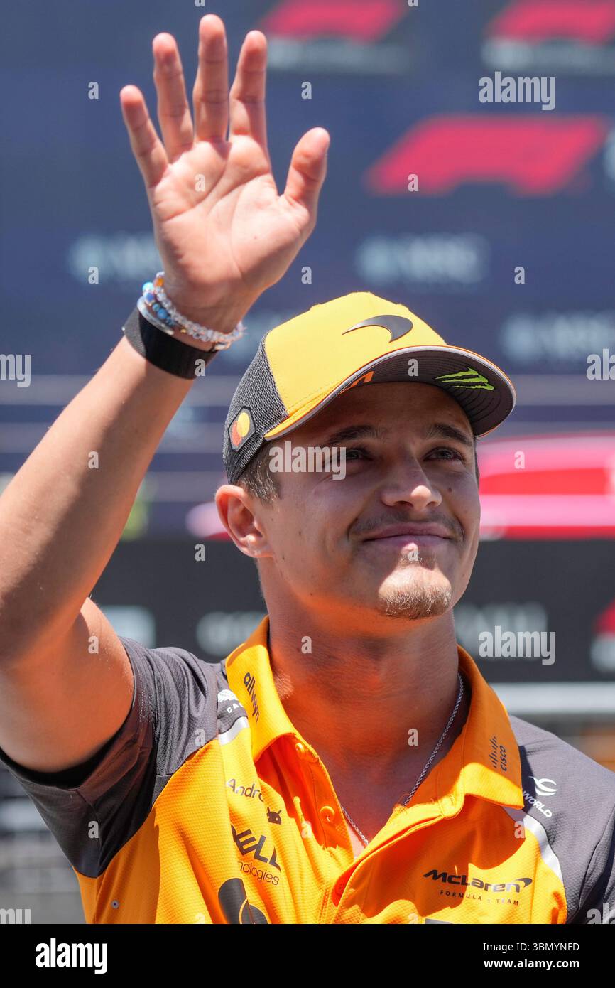 SPIELBERG, AUSTRIA - JUNE 29: Lando Norris of United Kingdom and ...