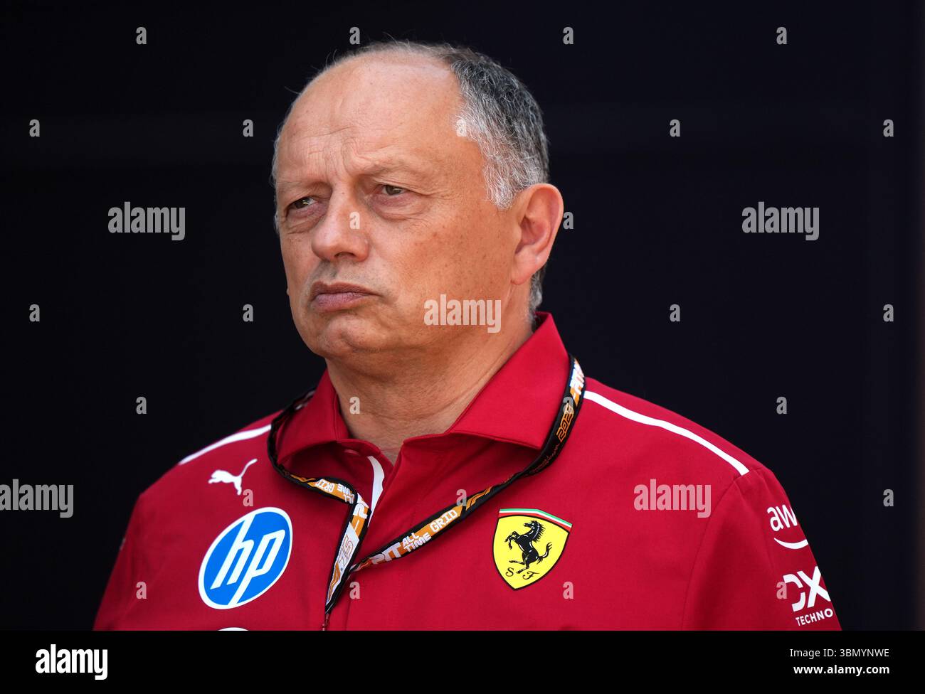File photo dated 29-05-2025 of Ferrari team principal Fred Vasseur ...