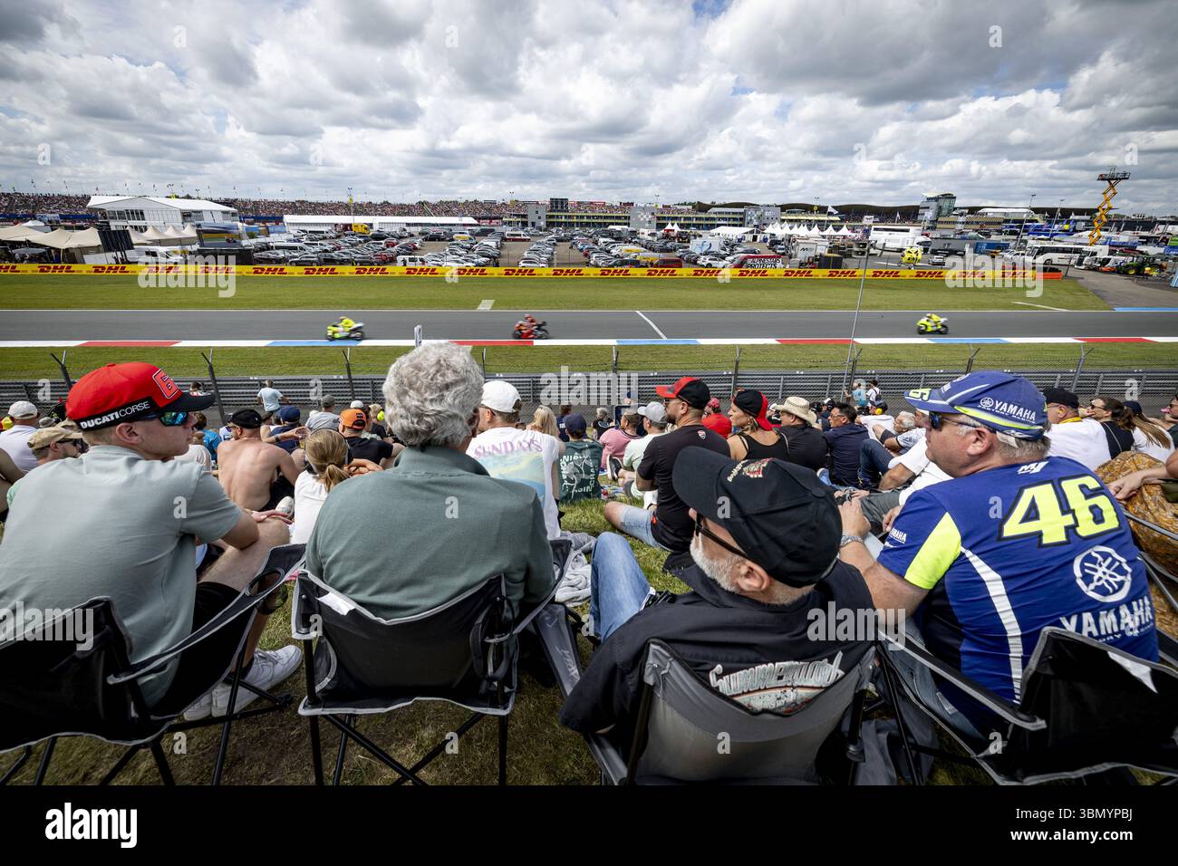 ASSEN - Racing fans during the 100th edition of the TT of Assen. ANP ...