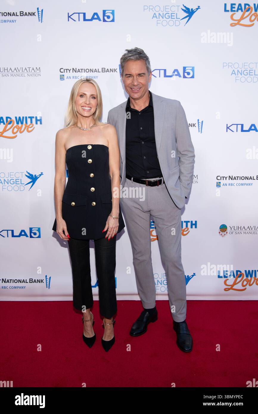 June 28, 2025, Los Angeles, California, USA: JESSICA HOLMES and ERIC ...