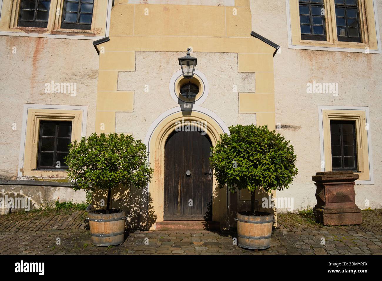 Schloss Colditz Innenhof mit Museumsausgang, 28.06.2025 Colditz Sachsen ...