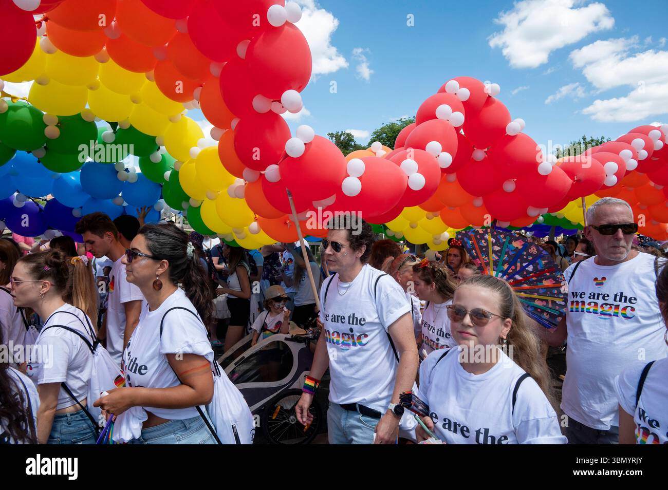 Muenchen, CSD Politparade, Disney Pride, Diversity Netzwerk *** Munich ...