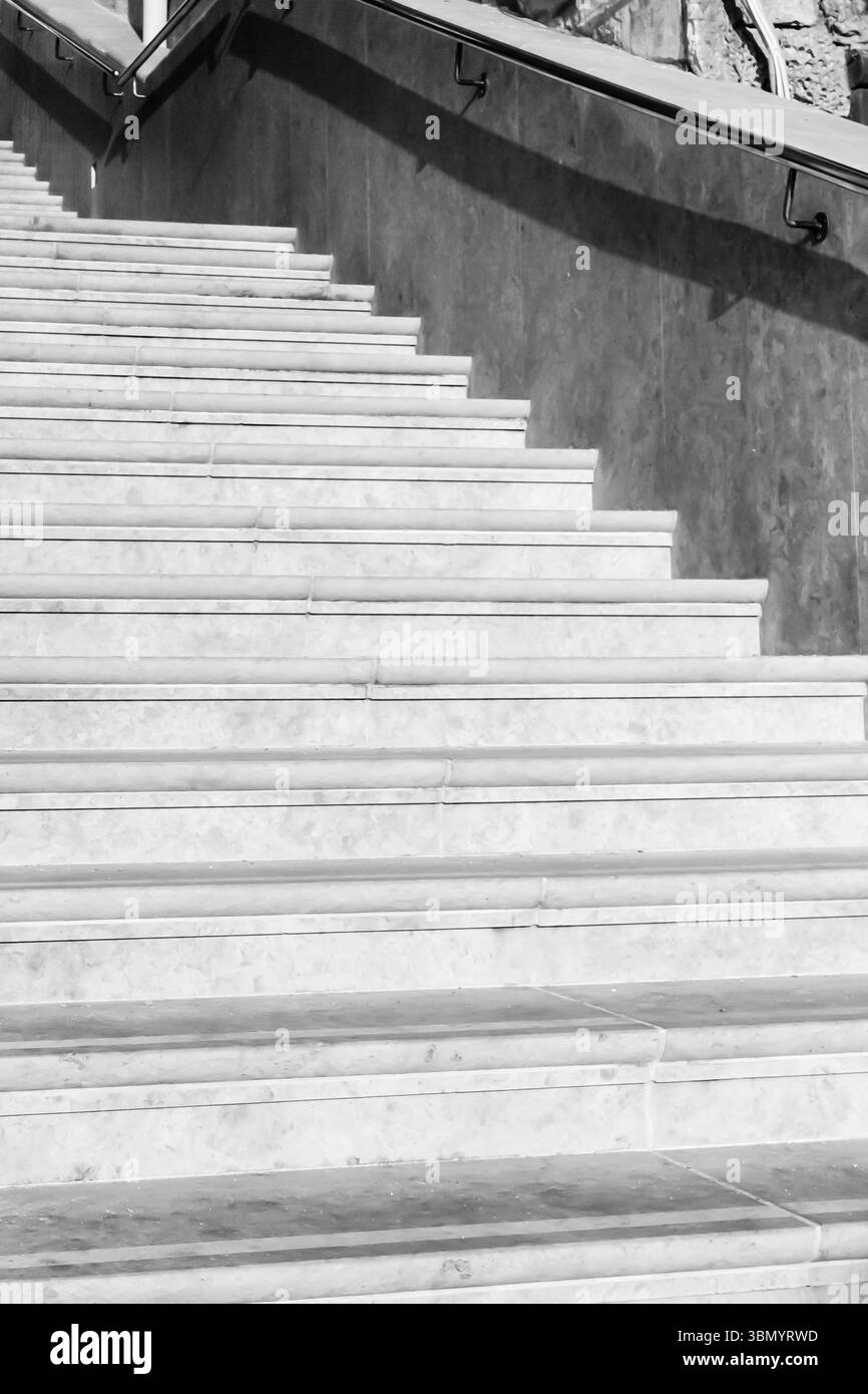 Lines steps railings in hi-res stock photography and images - Alamy