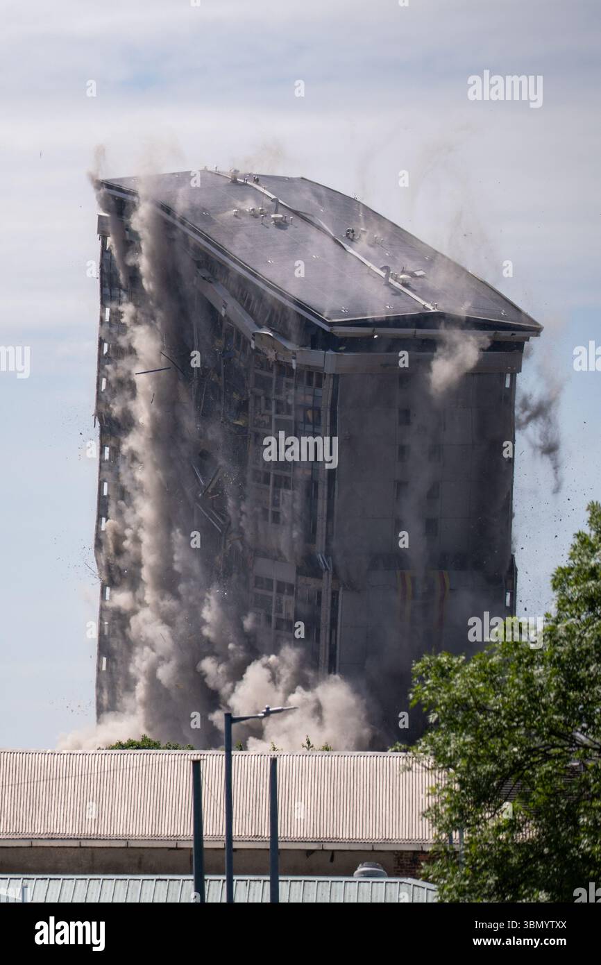 29 June 2025, Glasgow New Gorbals Housing Association (NGHA), 23 story ...