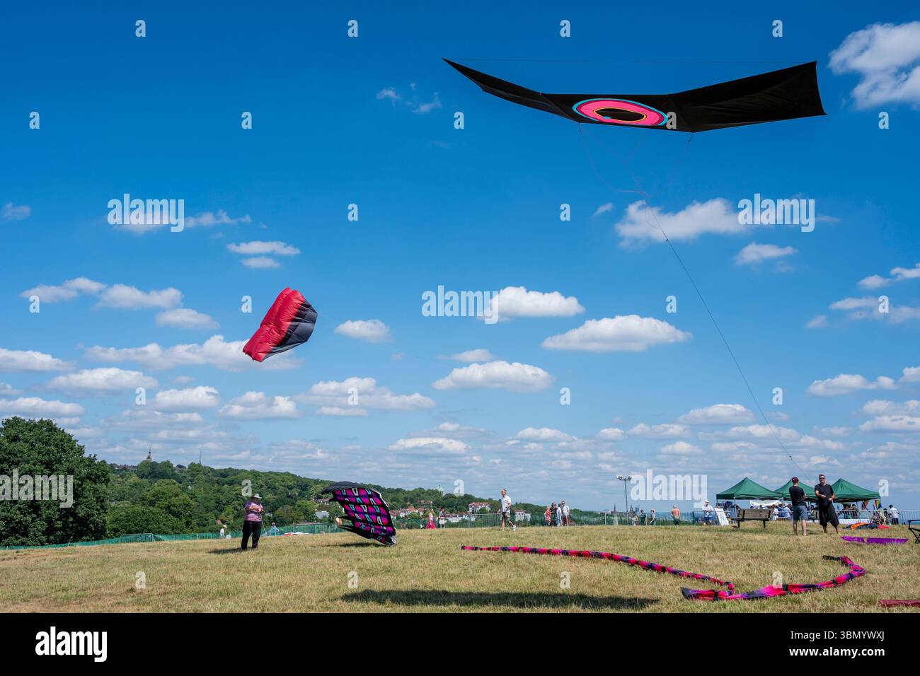 London, UK. 29 June 2025. Members of the Kite Society of Great Britain ...