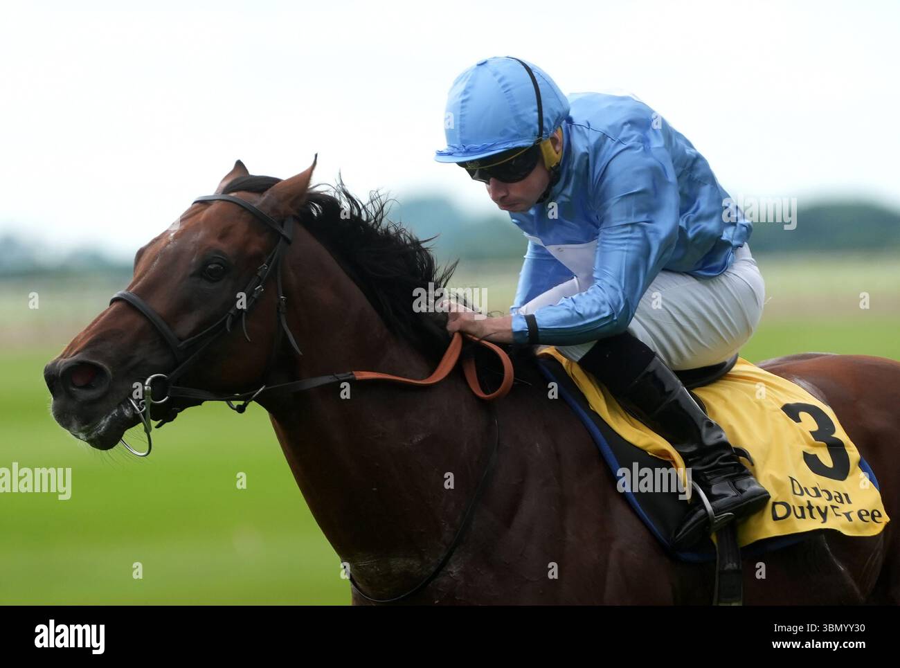 Skukuza ridden by Ryan Moore on their way to winning the Colm ...