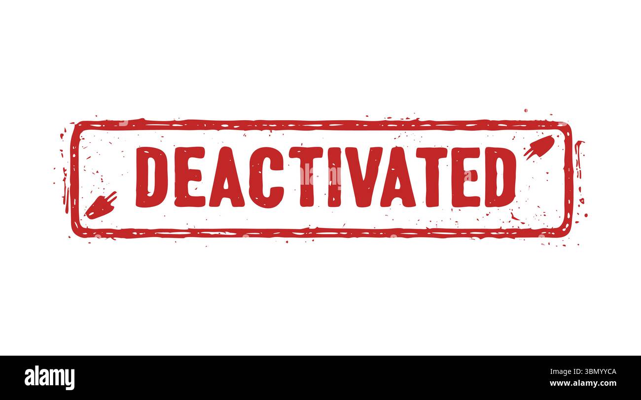 Blocked accounts Stock Vector Images - Alamy