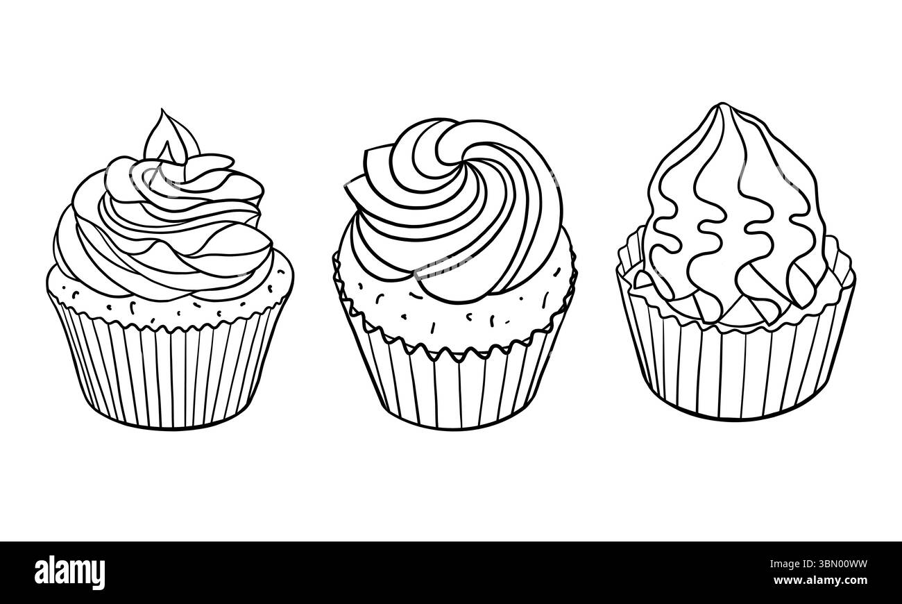 Food bakery holiday happy Stock Vector Images - Alamy