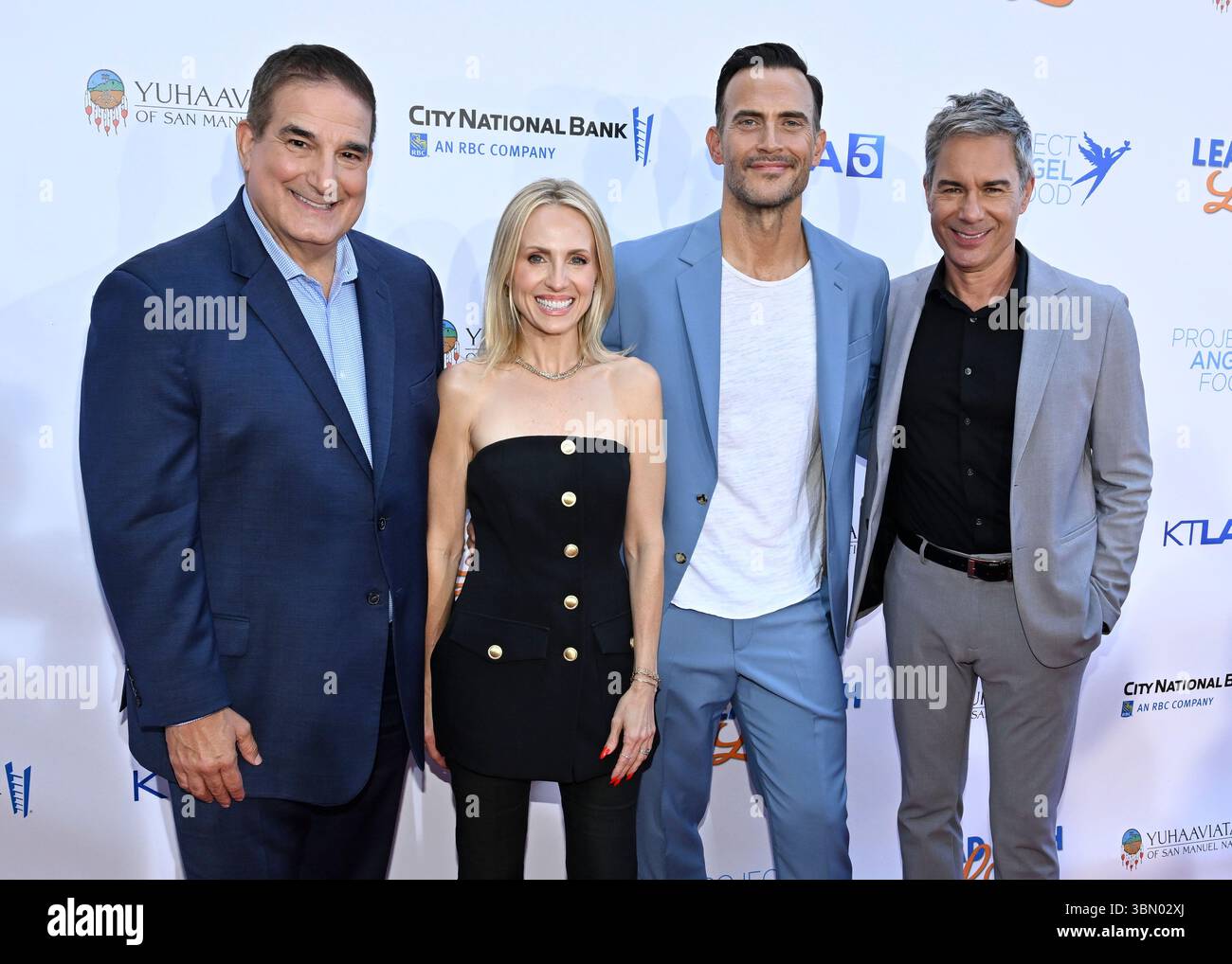 28 June 2025 - Hollywood, California - (L-R) Richard Ayoub, Jessica ...