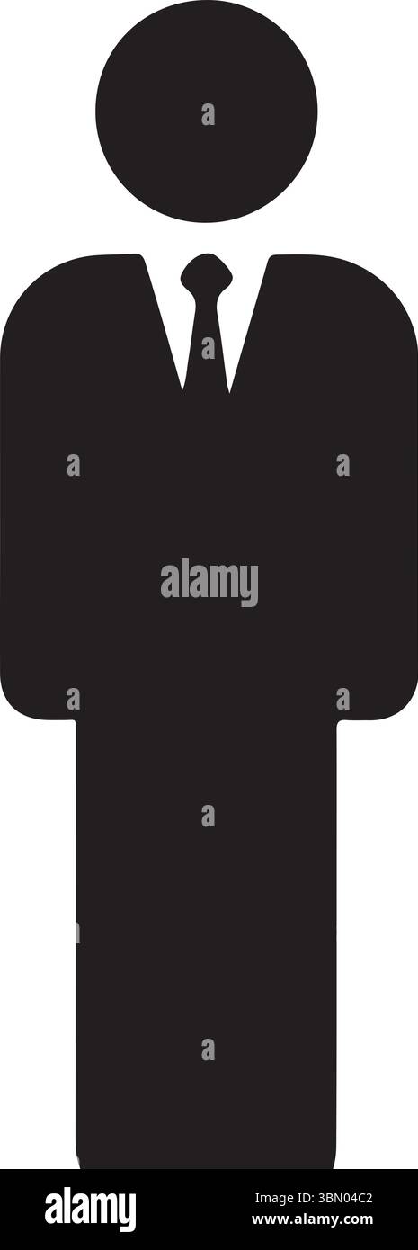 Full body man in business suit Stock Vector Images - Alamy