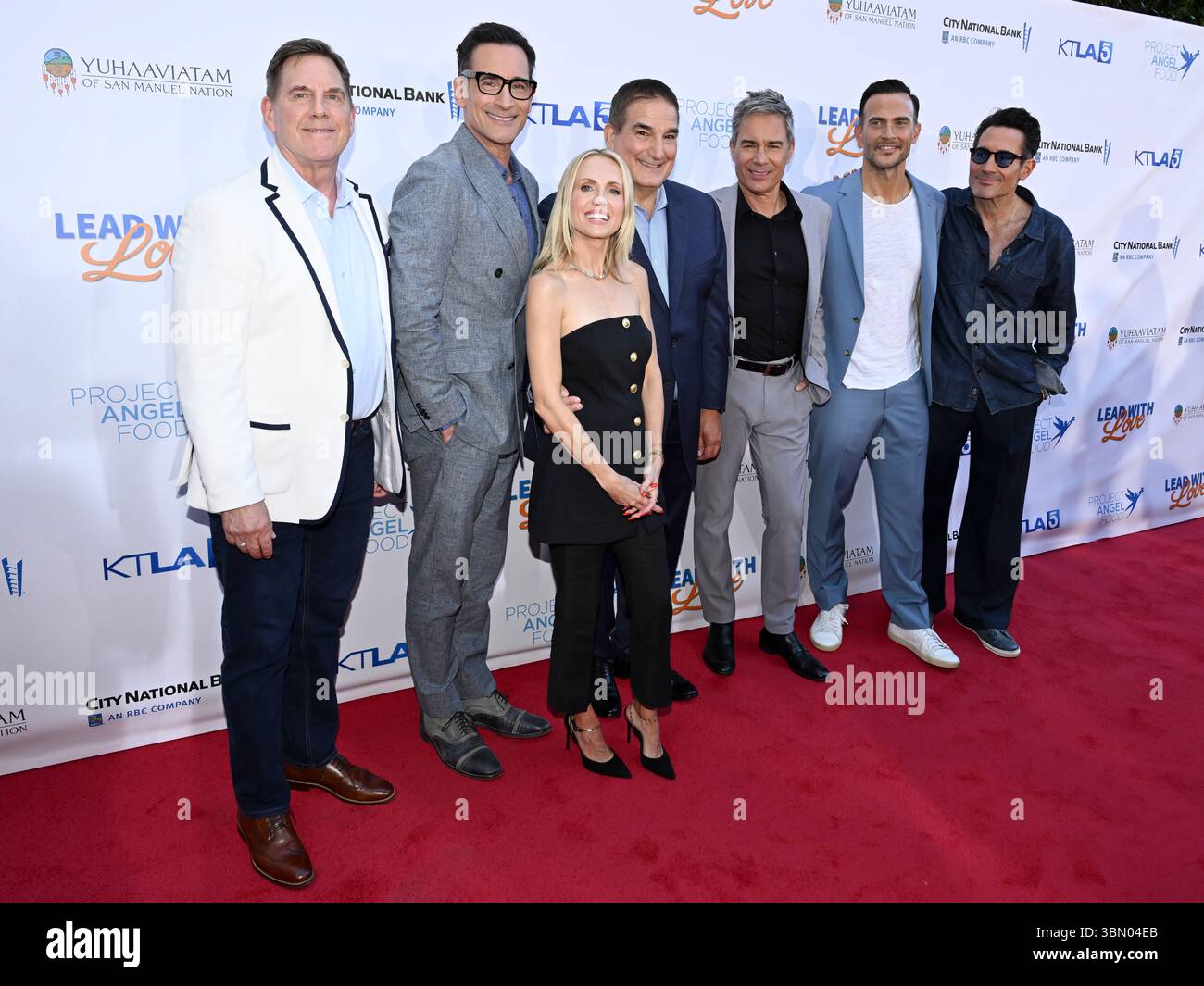 June 28, 2025, Hollywood, California, USA: (L-R) Tim Bagley, Lawrence ...