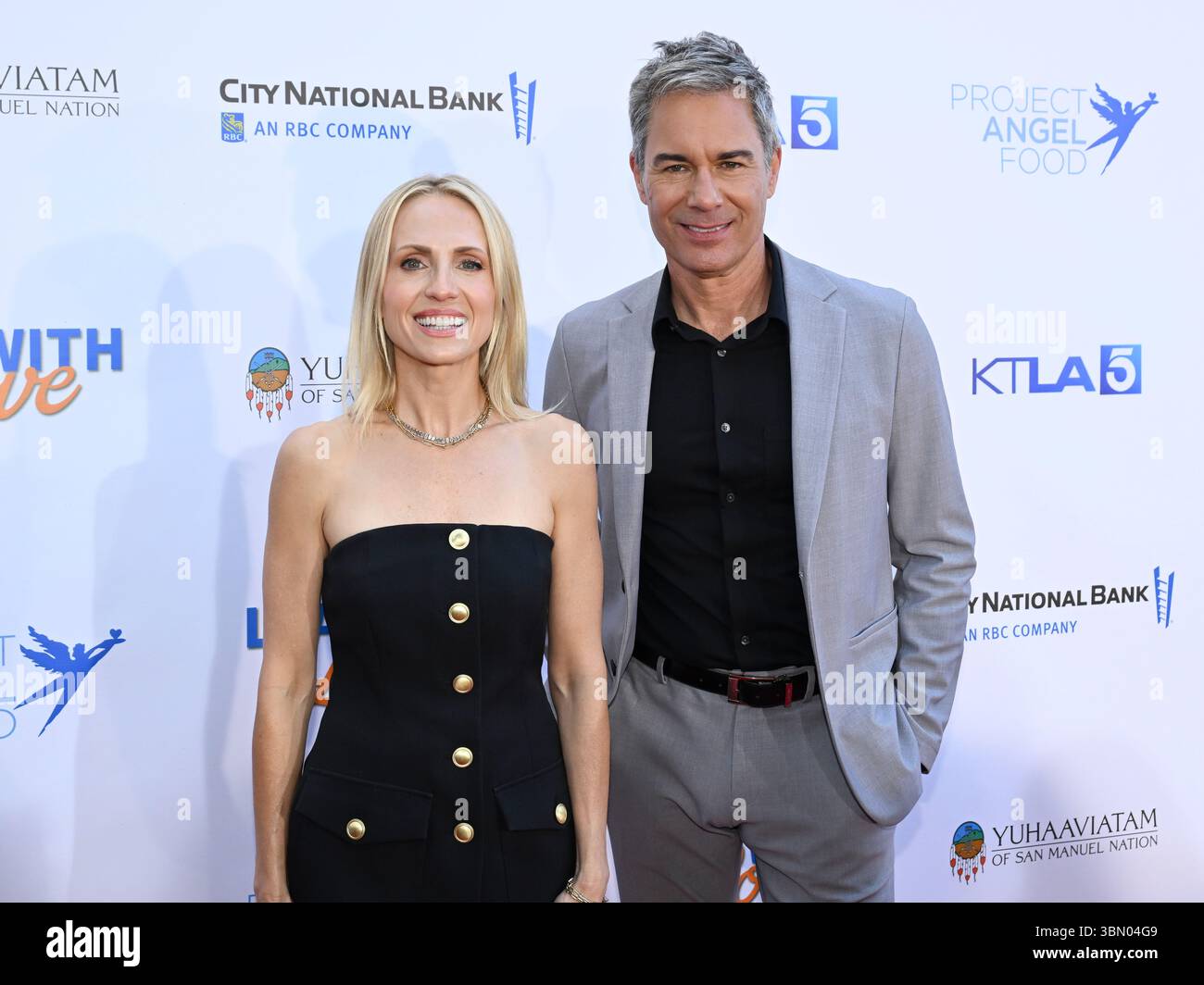 June 28, 2025, Hollywood, California, USA: Jessica Holmes and Eric ...