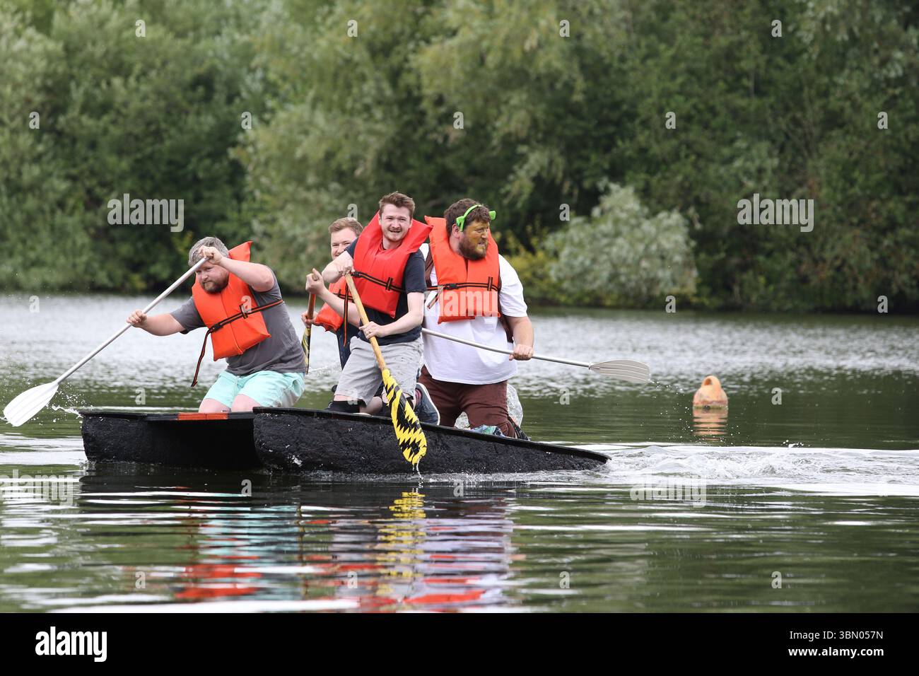Homemade raft hi-res stock photography and images - Alamy