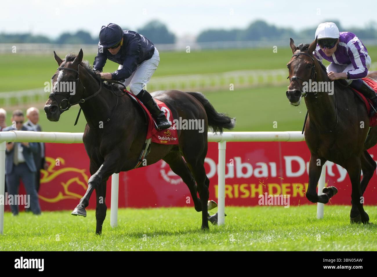Lambourn ridden by Ryan Moore on their way to winning the Dubai Duty ...