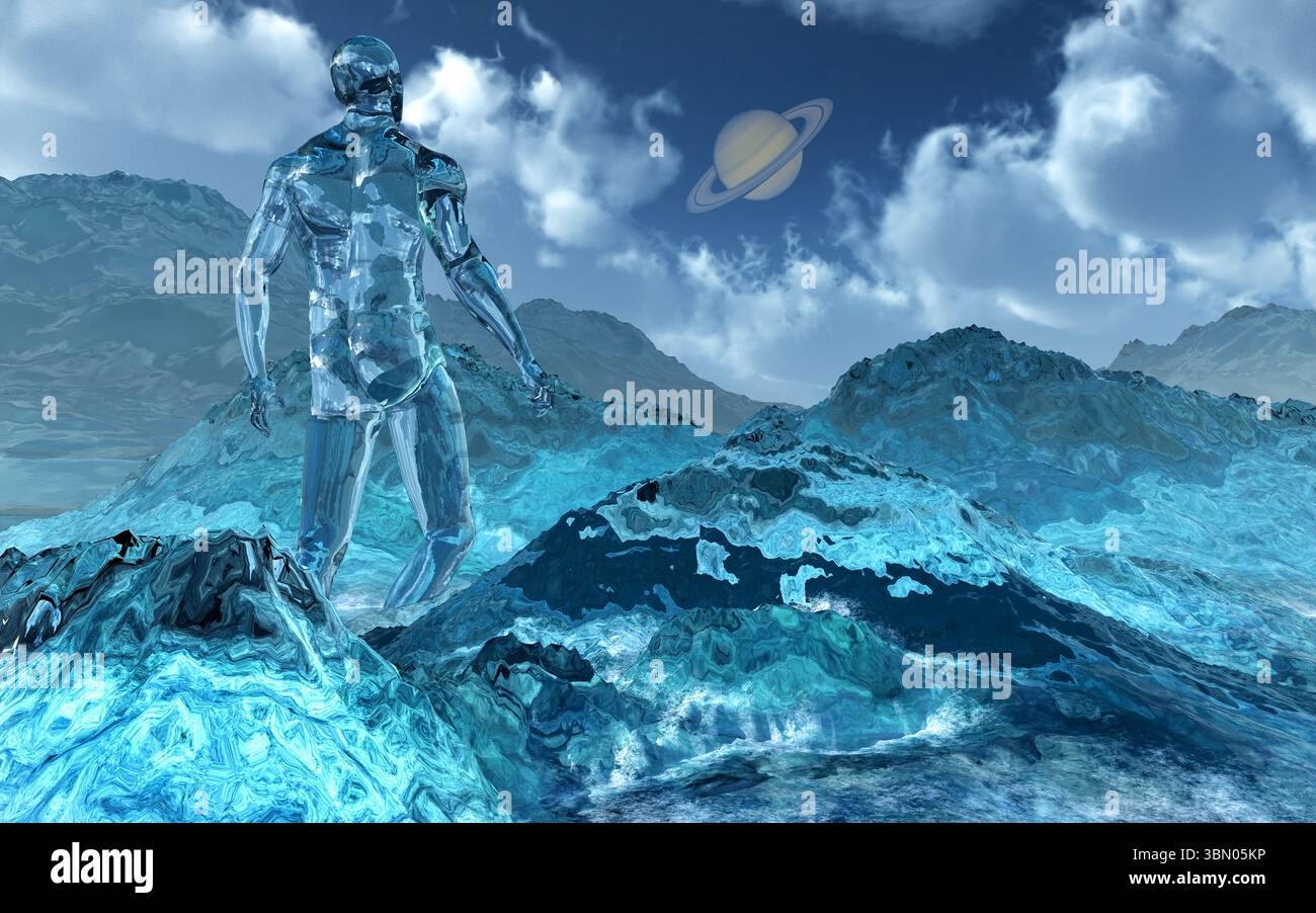 Explorer alien in dramatic hi-res stock photography and images - Alamy