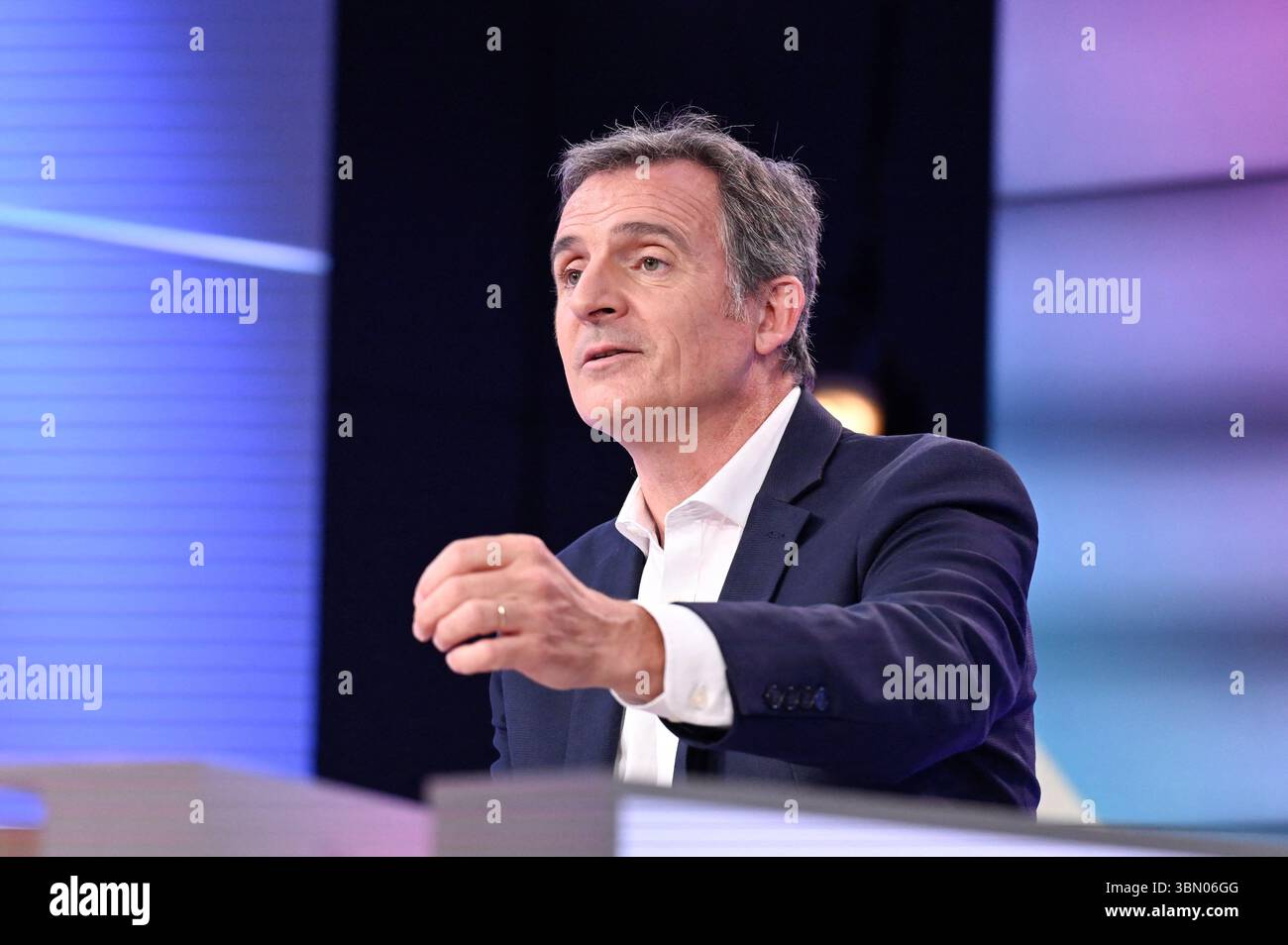 Grenoble mayor Eric Piolle poses for pictures ahead of an interview for ...