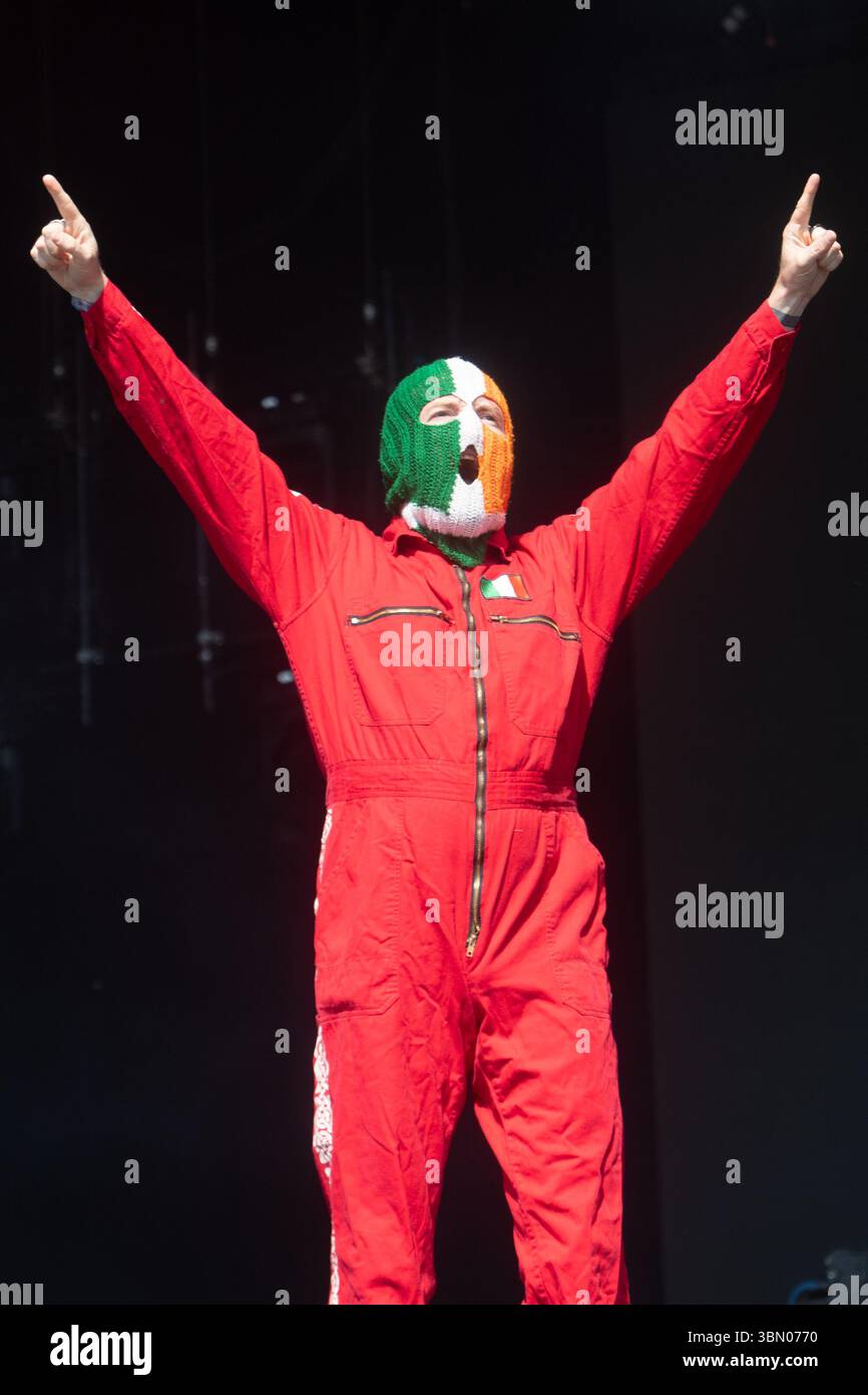 Glastonbury, UK. 28 Jun 2025. DJ Provai (born J. J. Ó Dochartaigh) of ...