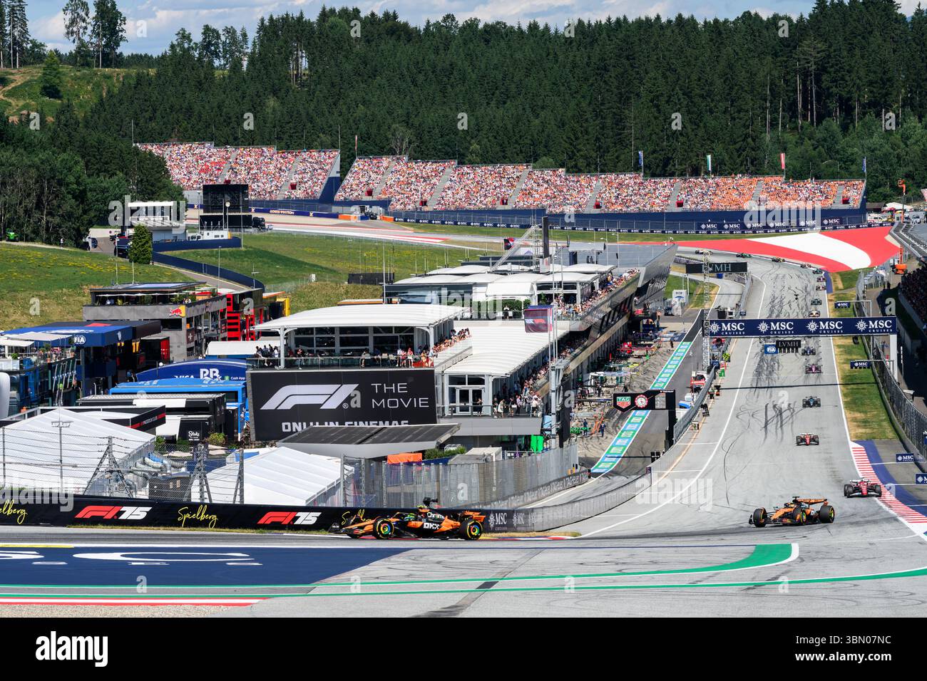 ABD0313 20250629 - SPIELBERG - ÖSTERREICH: Übersicht der Start Ziel ...