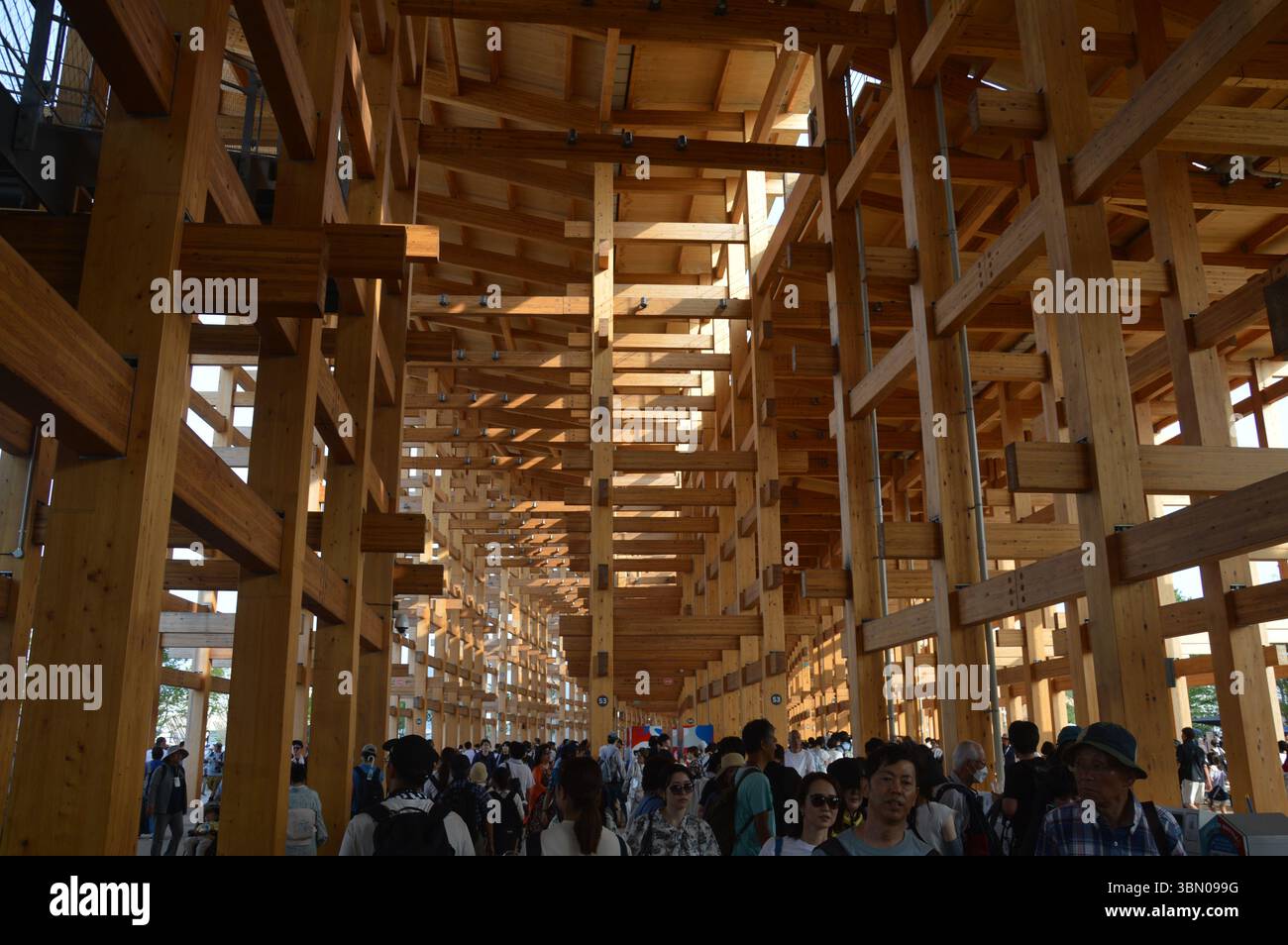 Osaka, Japan - June 22, 2025 - The Grand Ring - Worlds´s largest wooden ...