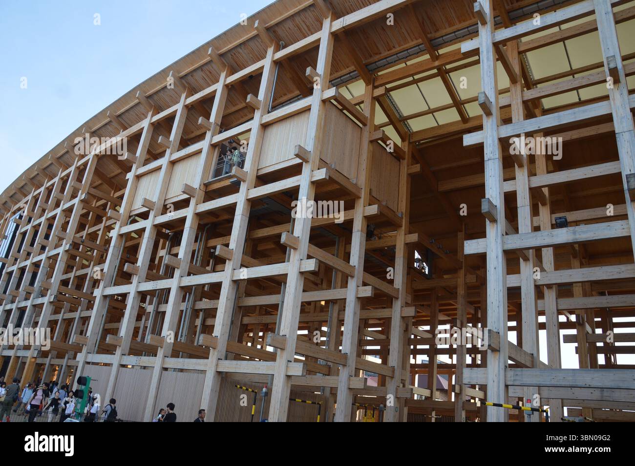 Osaka, Japan - June 22, 2025 - The Grand Ring - Worlds´s largest wooden ...