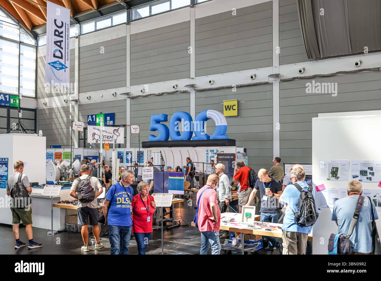 HAM25 am 28.06.2025 in Friedrichshafen , Germany HAM RADIO 2025 - auf dem Stand des DARC wird ...