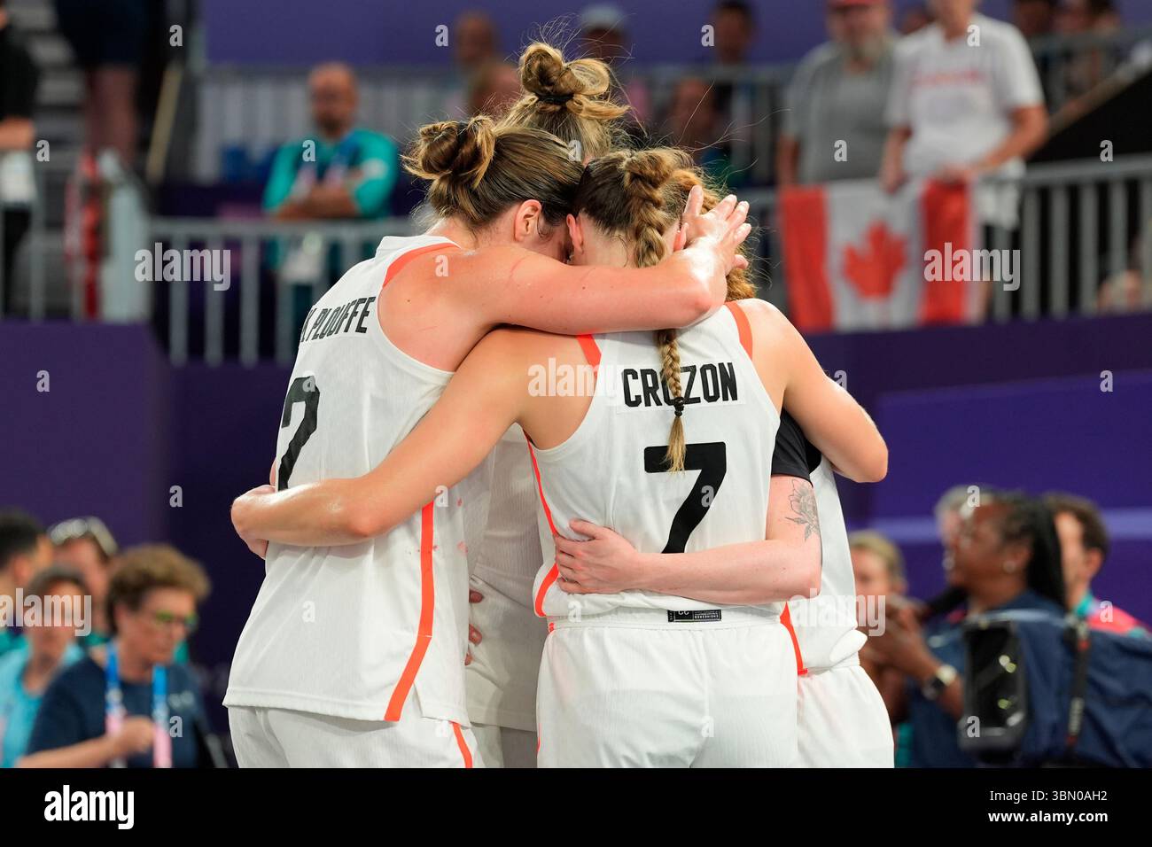Canada's Katherine Plouffe (left to right), Michelle Plouffe Paige ...