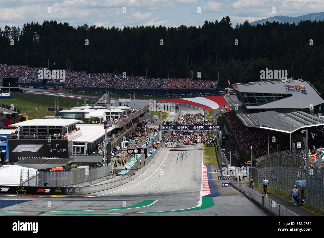 Spielberg, Austria. 29th June, 2025. Moments before the start of the ...