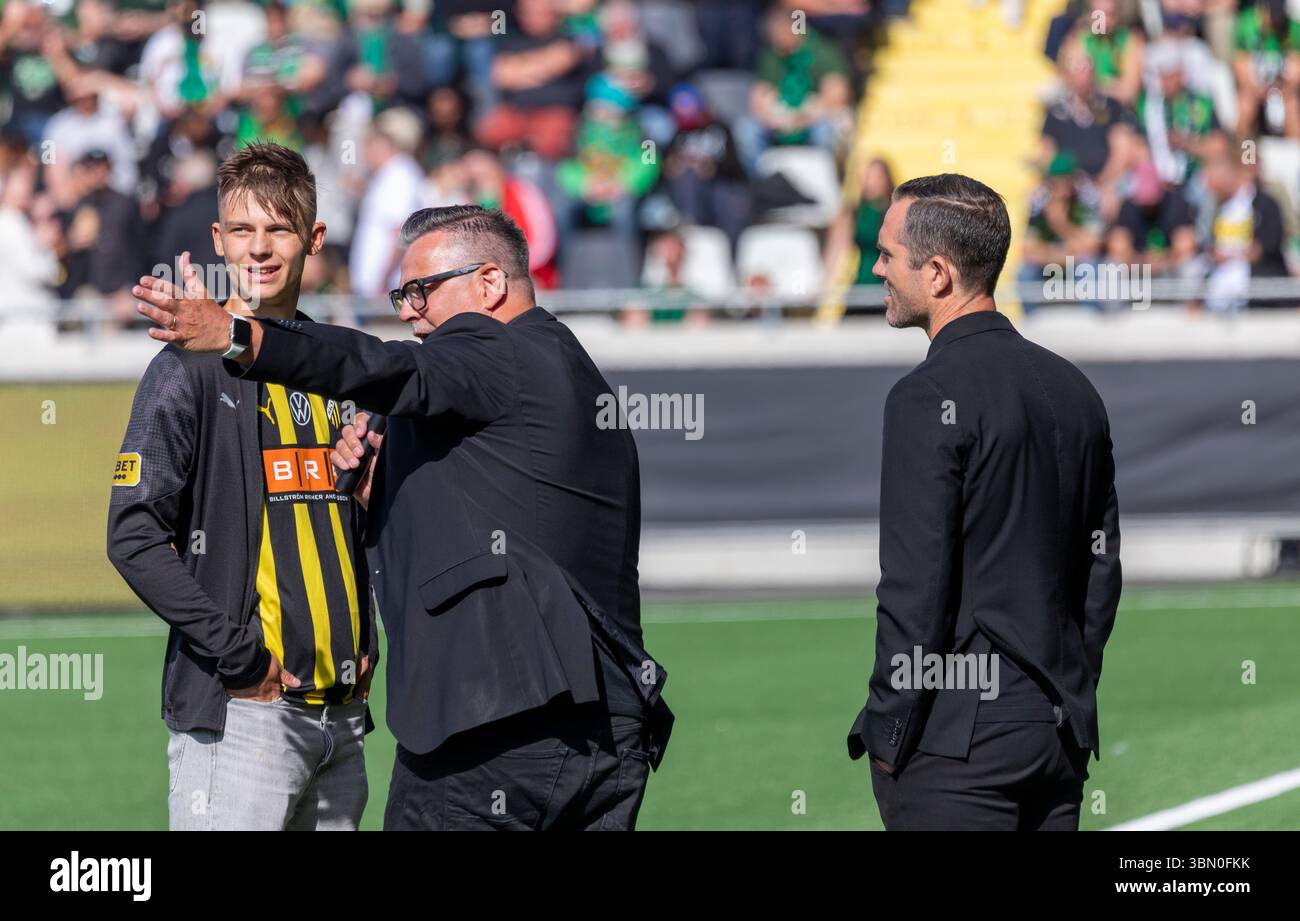 Gothenburg, Sweden. 29th Jun 2025. Moment in first half of match ...