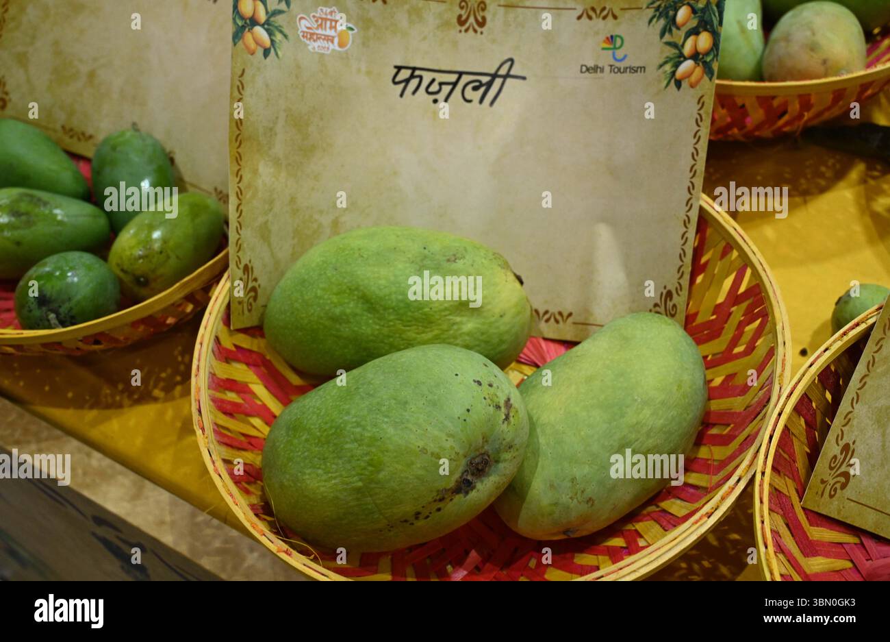 NEW DELHI, INDIA - JUNE 29: A view of variety of Mango ' Fazli ' during ...