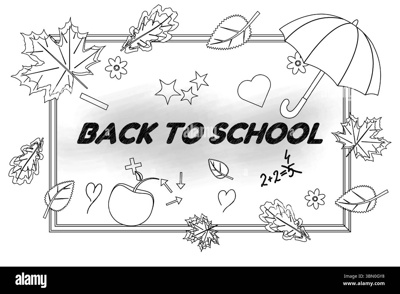 Math concept fun Black and White Stock Photos & Images - Alamy