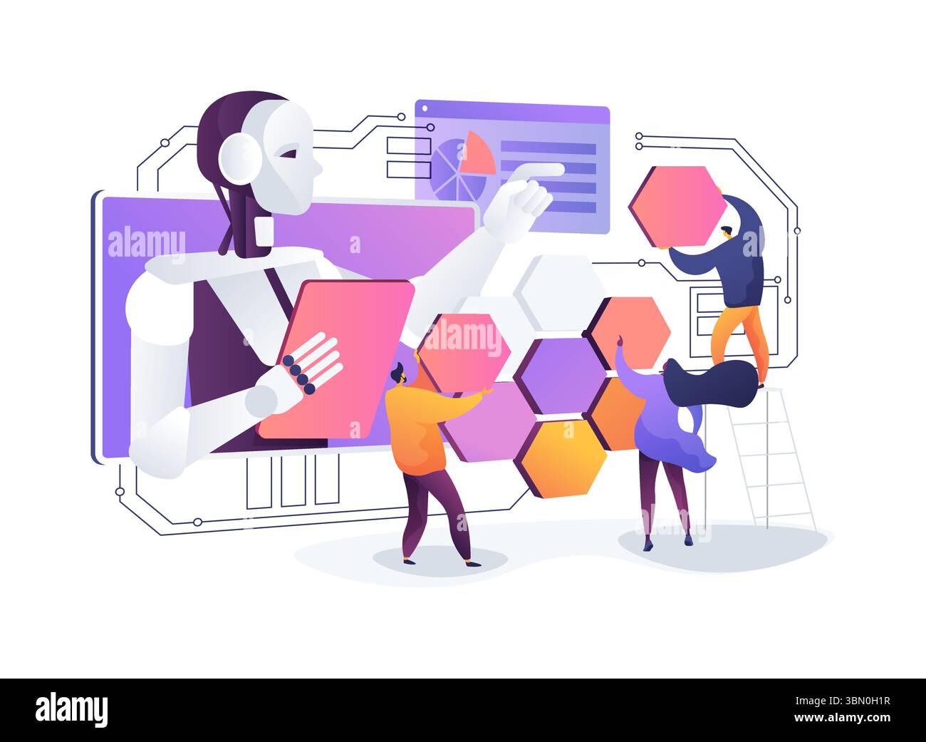 Collaborative Project Management Tools abstract concept vector ...