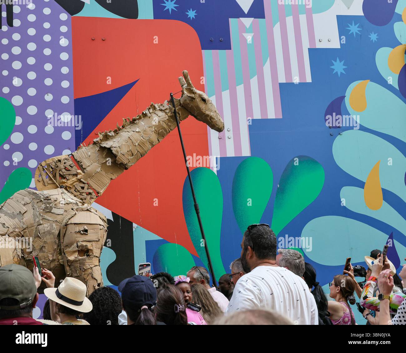 London, UK. 29th June, 2025. The Herds trot along the shops and mix ...