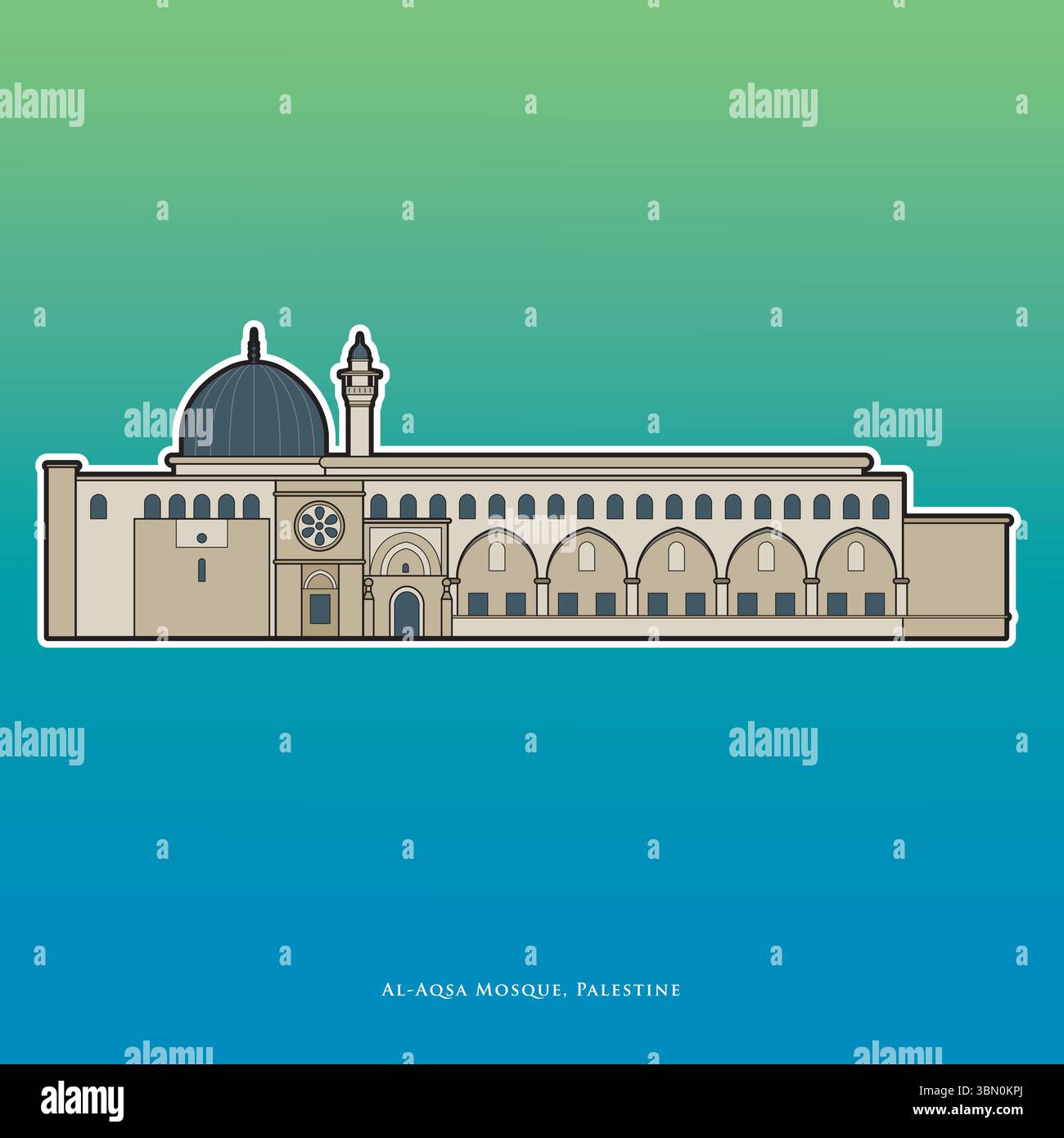 Prayer in palestine Stock Vector Images - Alamy