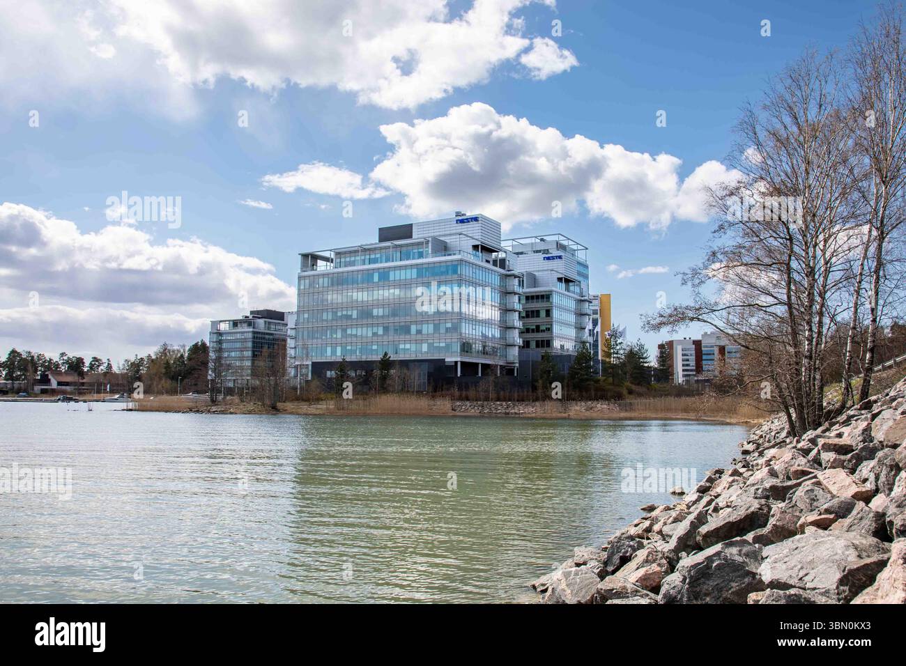 Waterfront Neste Oyj headquarters at Keilaranta 21 in Keilaniemi ...