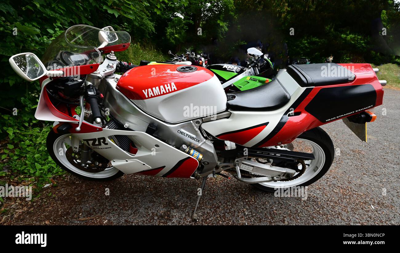 Yamaha TZR 250 Two Stroke Motorcycle Stock Photo - Alamy