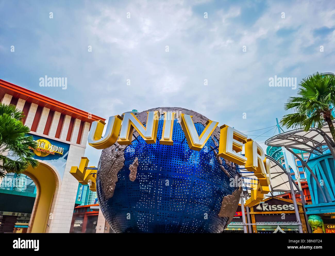 06 29 2025 - Sentosa island, Singapore. Close up photo of Universal ...